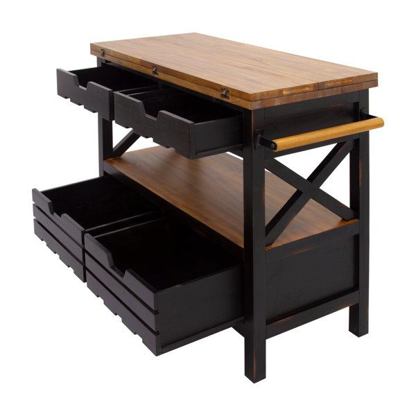 Kelly Clarkson Home Clio Kitchen Island & Reviews | Wayfair