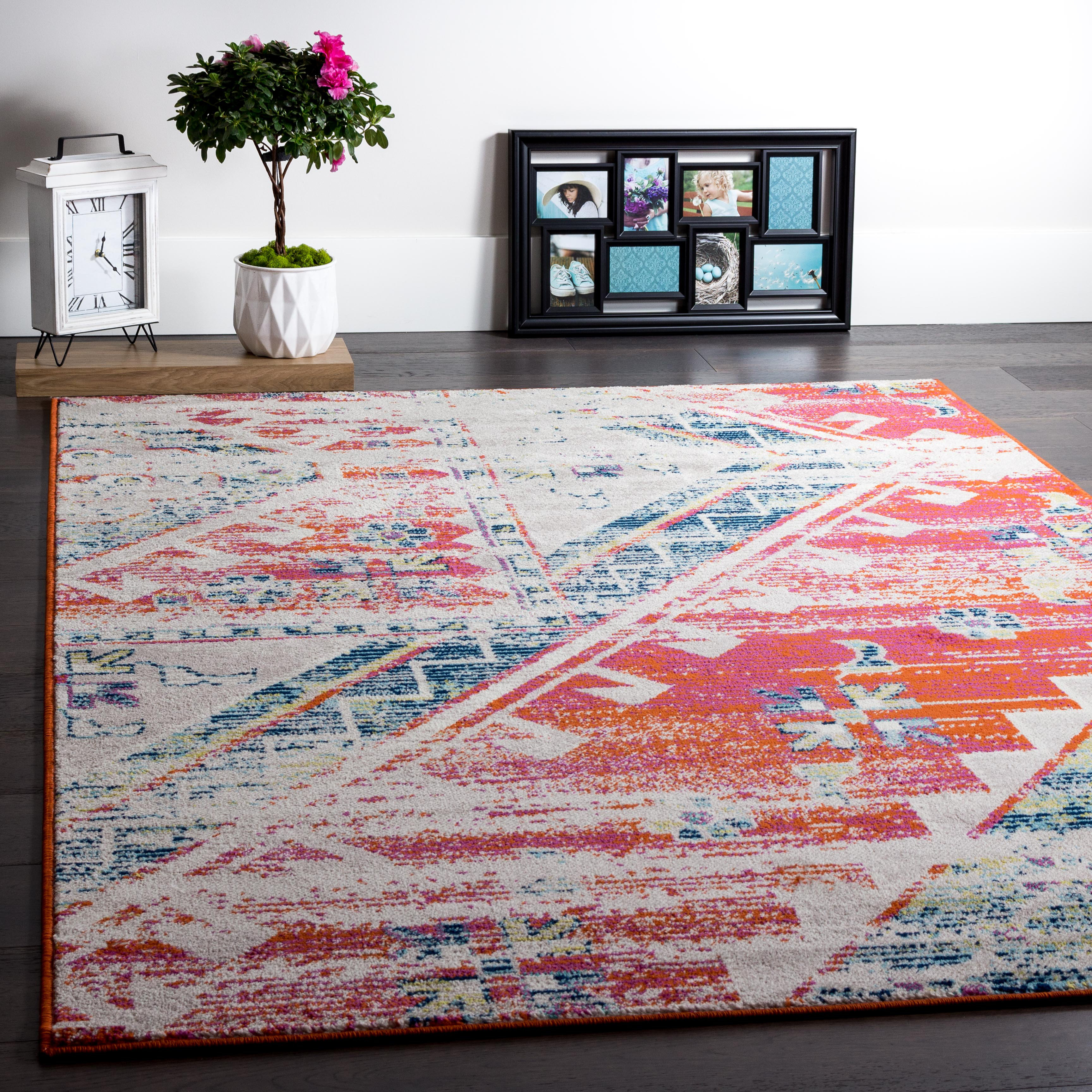 Bungalow Rose Floral Red Area Rug & Reviews - Wayfair Canada