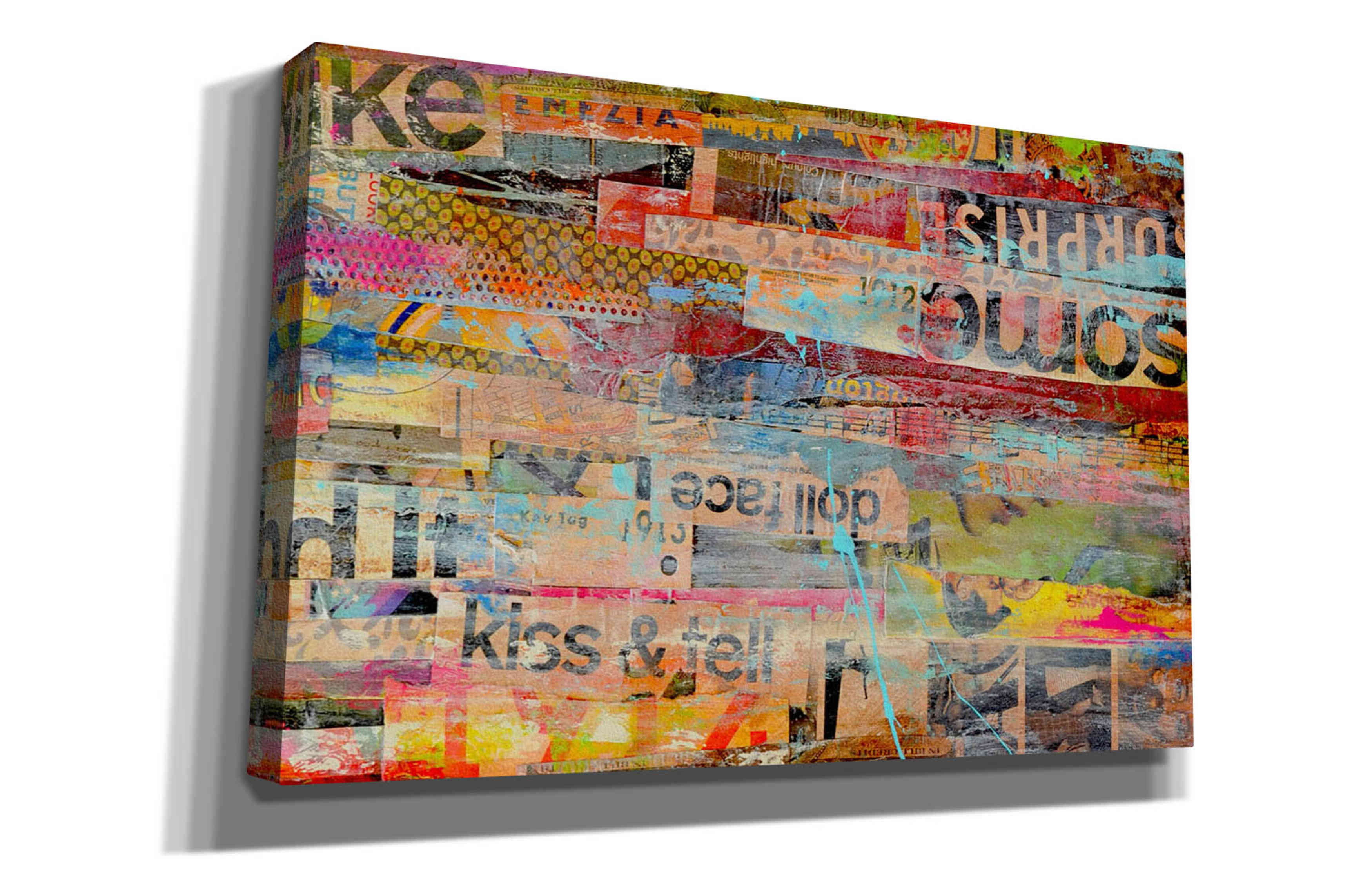 Epic Graffiti 'Metro Mix II' By Erin Ashley, Canvas Wall Art, 26"X18 ...