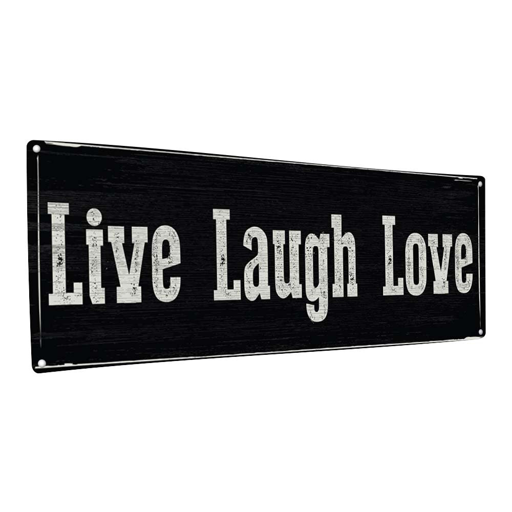 Trinx Live Laugh Love Metal Sign - Wayfair Canada