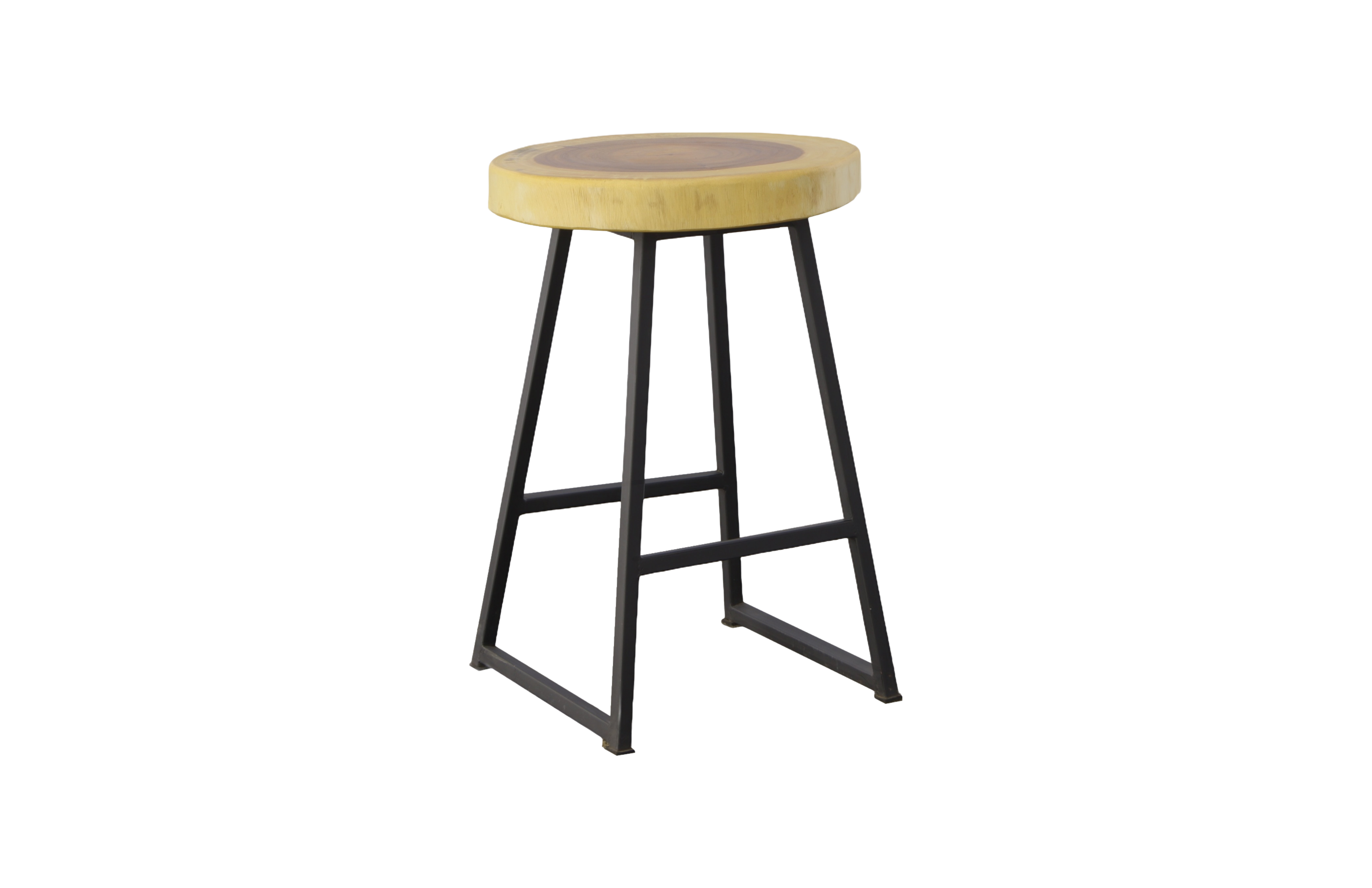 Phillips Collection Chuleta Round Bar Stool, Natural - Wayfair Canada