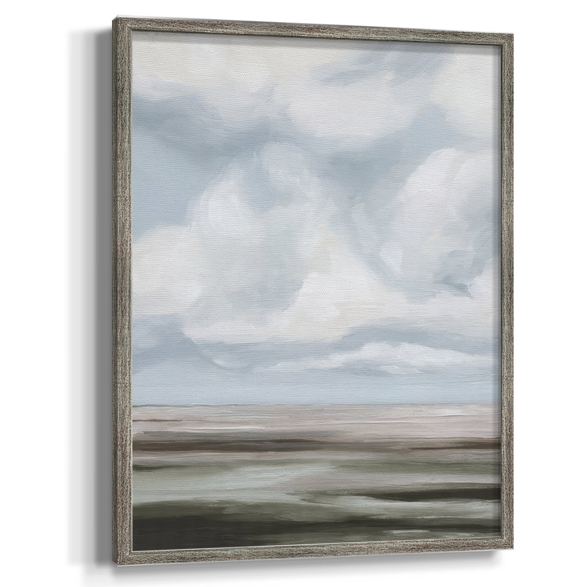 Wrought Studio™ Diluted Plains I Framed Print - Solid Wood | Wayfair