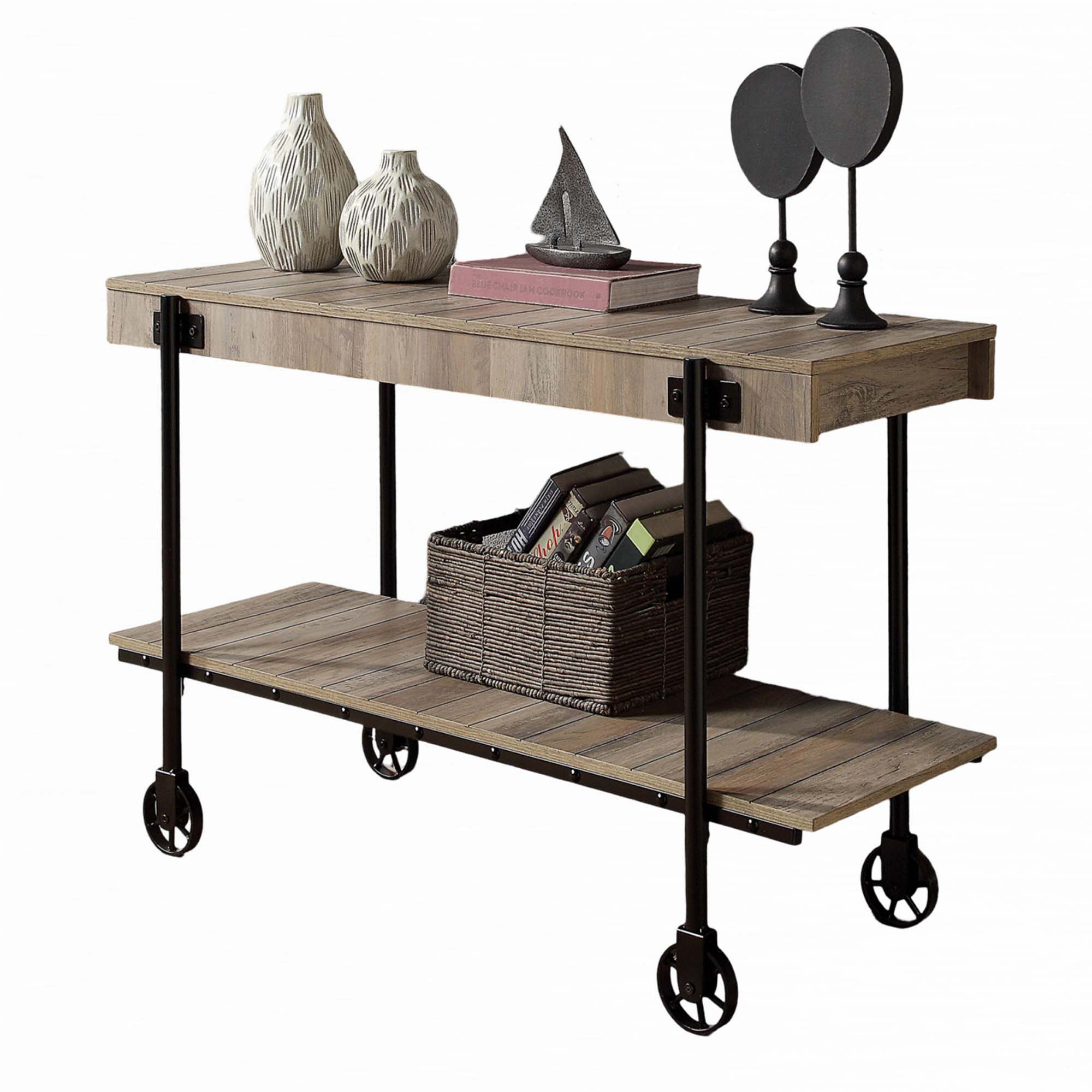 Williston Forge Industrial Style 1Pc Sofa Table, Console Table | Wayfair