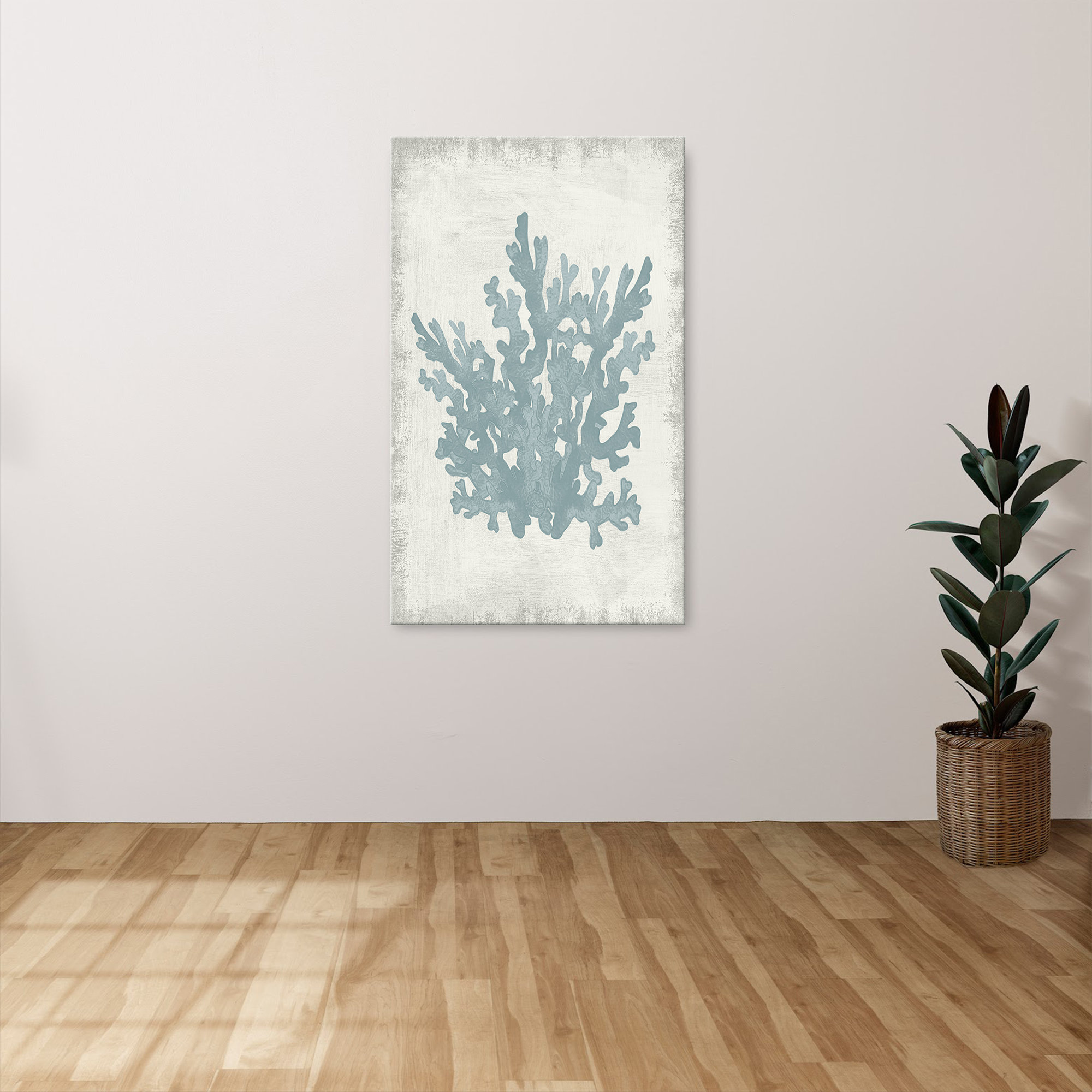 Rosecliff Heights "Coral Oasis I" by Conrad Knutsen Print on Canvas ...