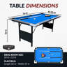 Hathaway Games Hathaway Fairmont 6-ft Portable Pool Table & Reviews ...