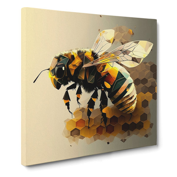 Brambly Cottage Bee Cubism - Print | Wayfair.co.uk