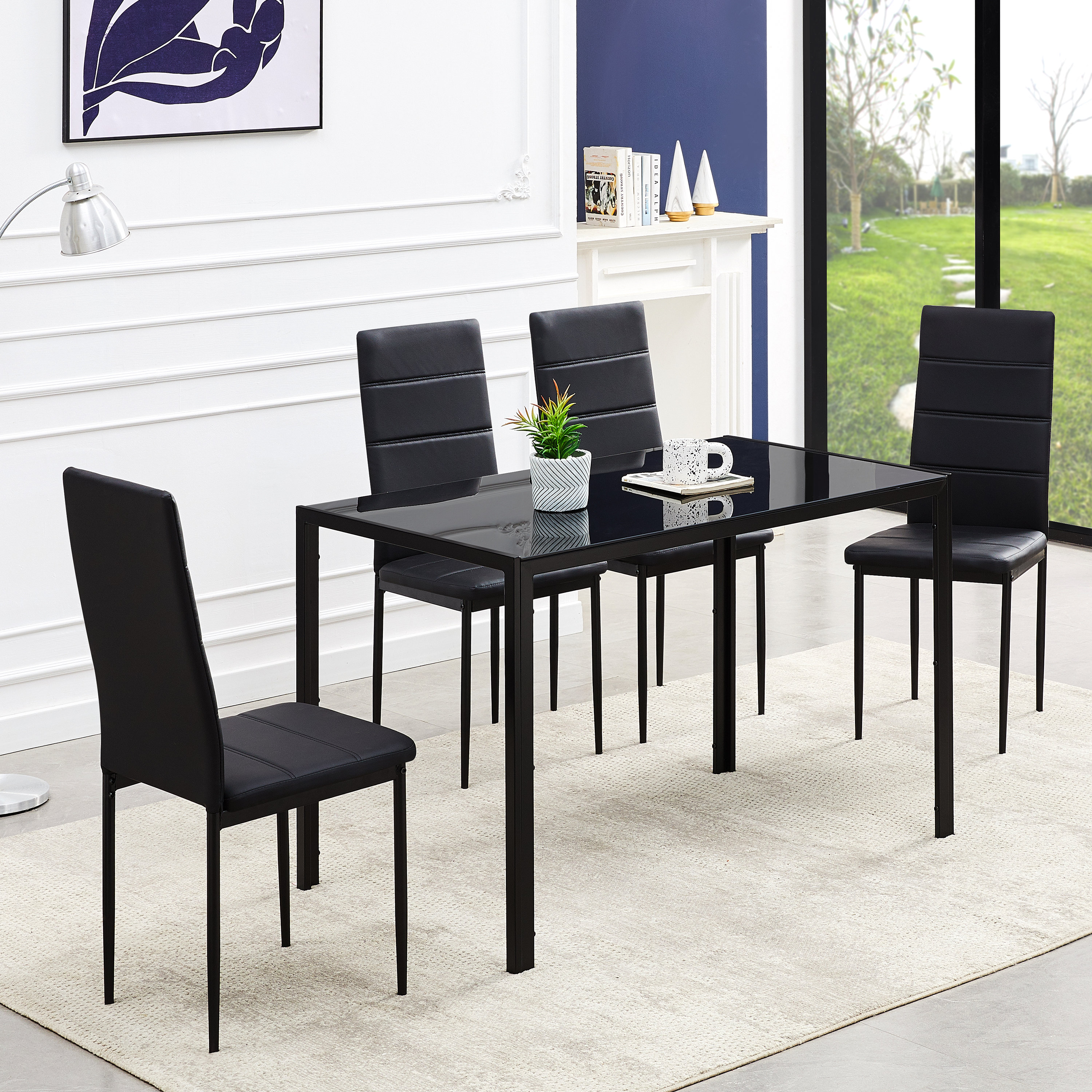 Latitude Run® 4 - Person Dining Set & Reviews | Wayfair