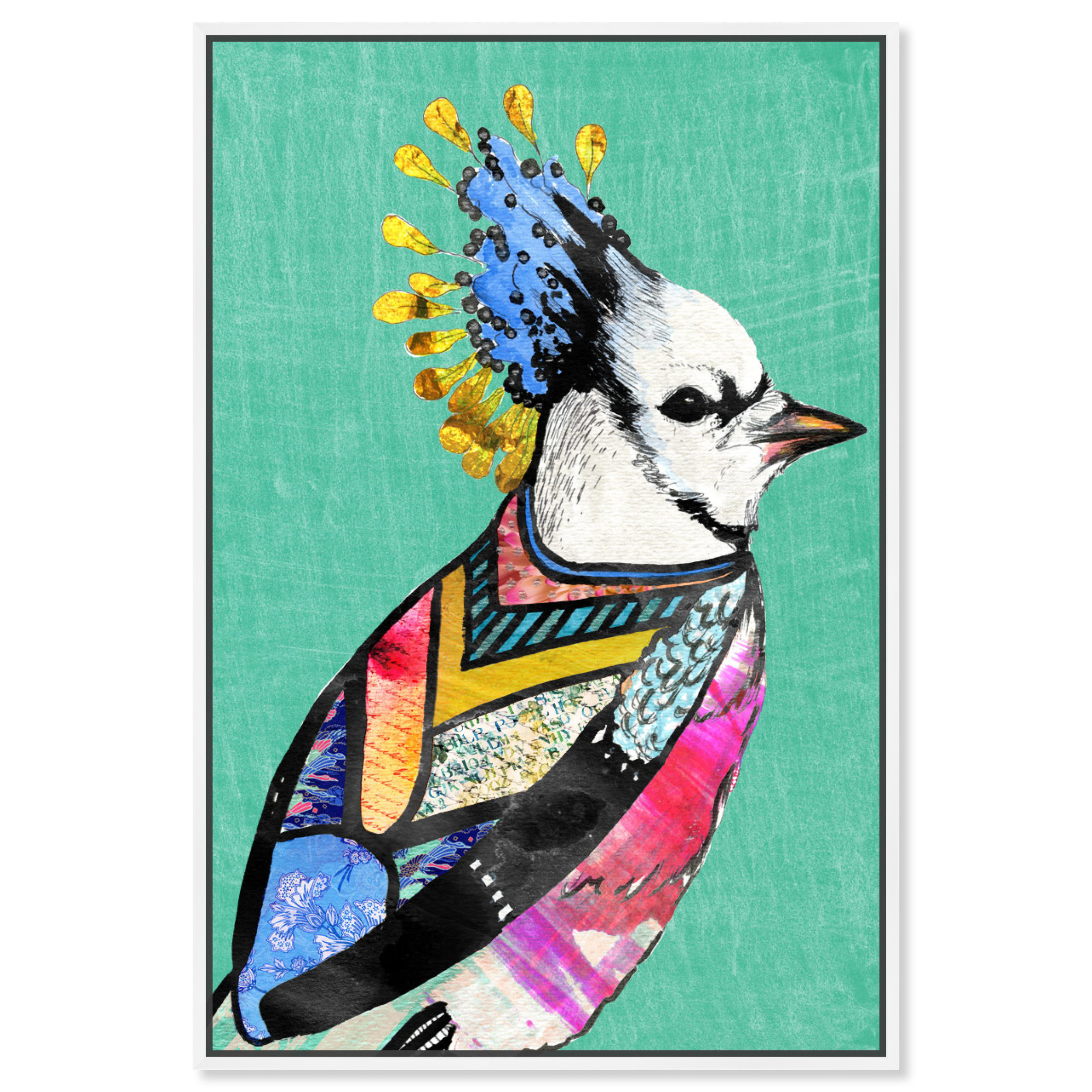 Oliver Gal Prints Expensive Bird Birds - Print on Canvas | Wayfair