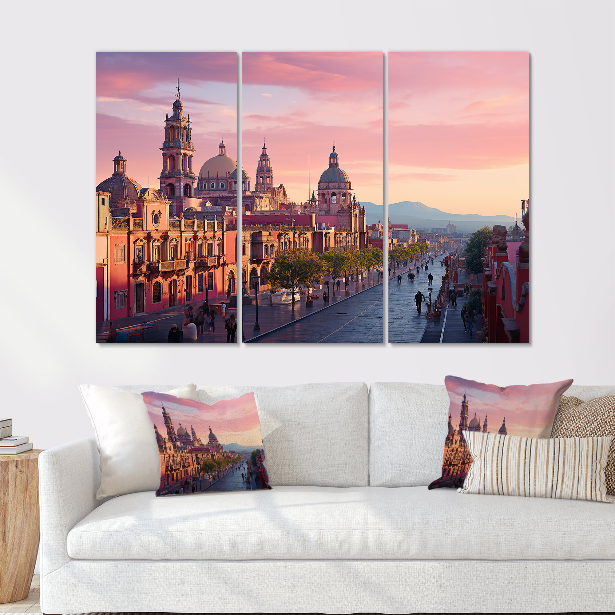 Lark Manor™ Zocalo Mexico Landscape - Mexican Canvas Art Set | Wayfair
