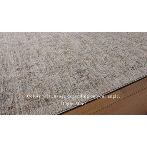 Jean Stoffer x Loloi Katherine Beige / Mist Area Rug & Reviews | Wayfair