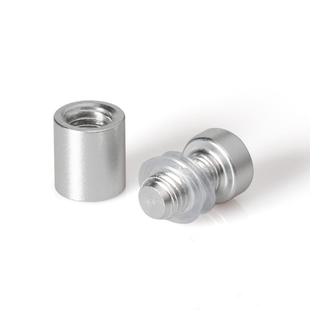 Outwater Sign Standoff 1/2" Diameter X 1/2" Barrel Length Silver ...