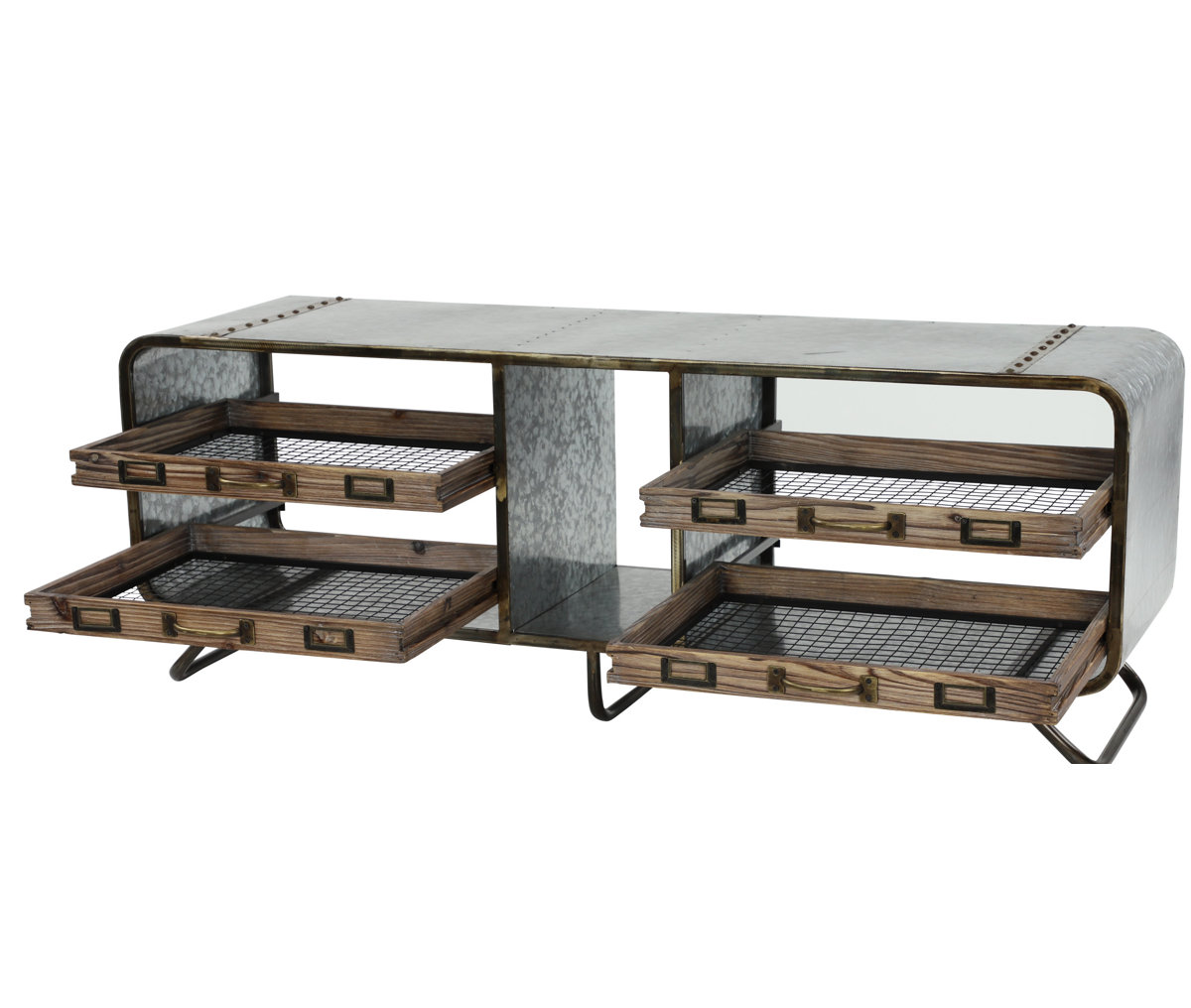 Williston Forge Rainey Metal Storage Bench & Reviews | Wayfair