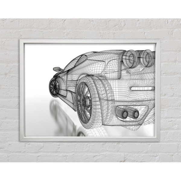 Williston Forge Ferrari Concept - Single Picture Frame Print on Canvas ...