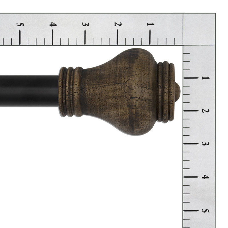 Winston Porter Lumino Anisa Cage Rod Set, 1/2" Diameter, Satin Nickel ...