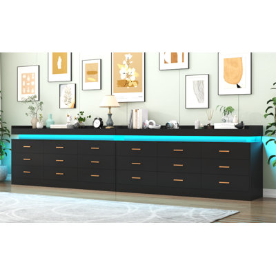 Wrought Studio Helaina 9 Drawer 63.02" W Dresser & Reviews | Wayfair