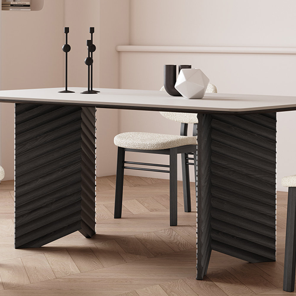 Elamer French style simple high-end dining table set | Wayfair