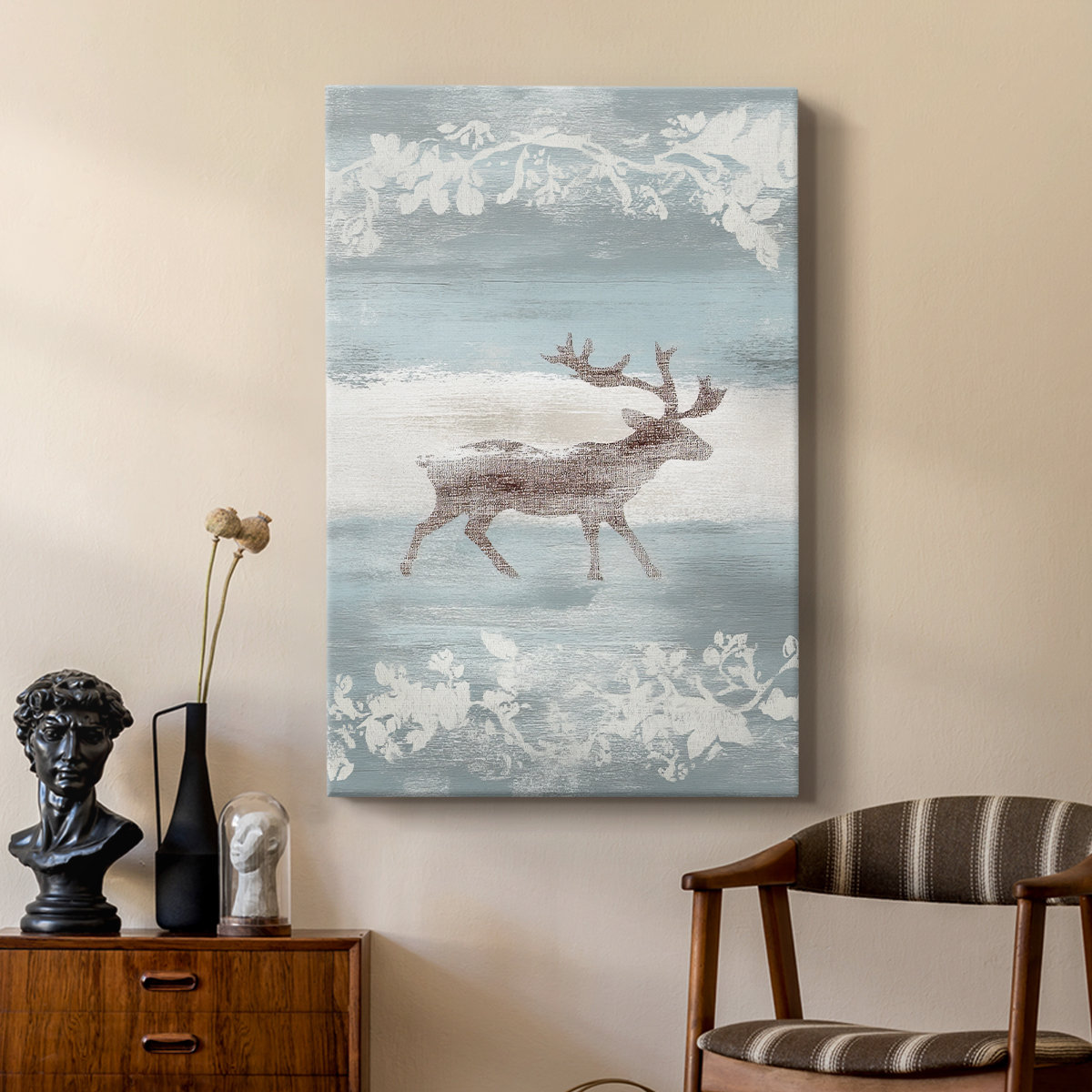 Ophelia & Co. Christmas Holiday Art CLIX -Custom Wrapped Gallery Cavas ...