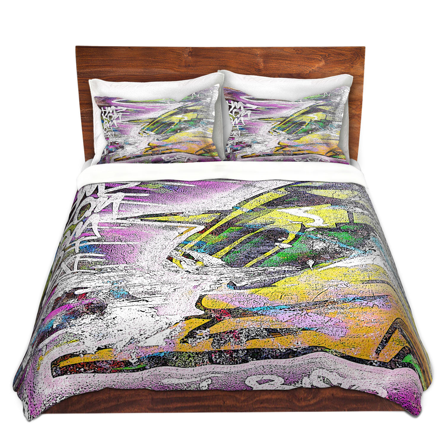 DiaNoche Designs Graffiti Duvet Cover Set | Wayfair