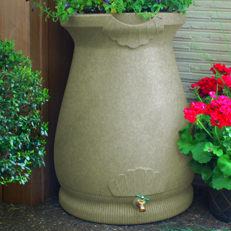 Bungalow Rose Frail 65 Gallons Gal. Plastic Drainable Dual Overflow ...