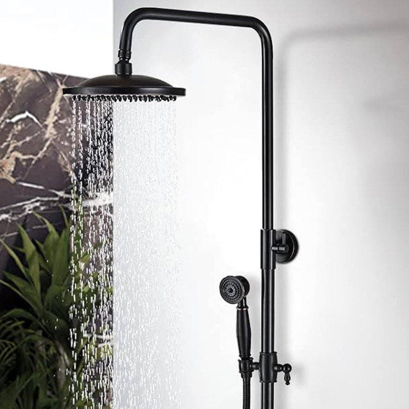 LIKOBI Rain Shower System Oil Rubbed Bronze Outdoor Shower Faucet Set ...