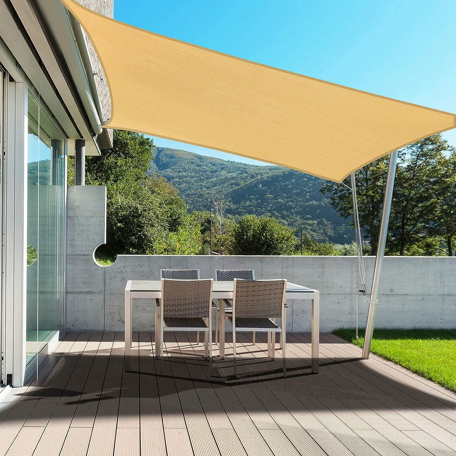 QINGDAOSAIBOSIFANGSHUIGONGCHENGYOUXIANGONGSI 10' x 13' Rectangle Shade ...