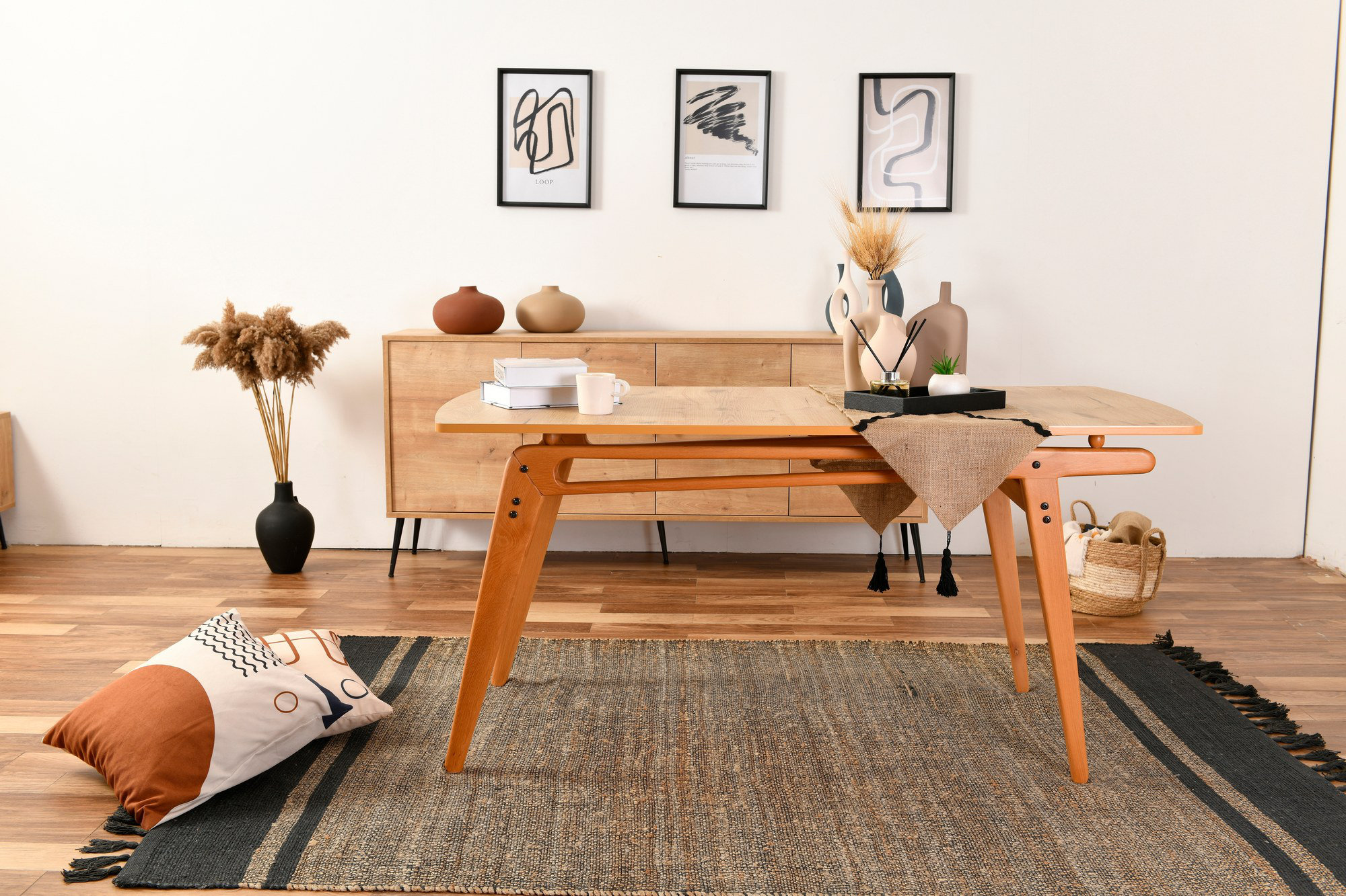 Isabelline Quentin 160Cm Solid Wood Dining Table | Wayfair.co.uk