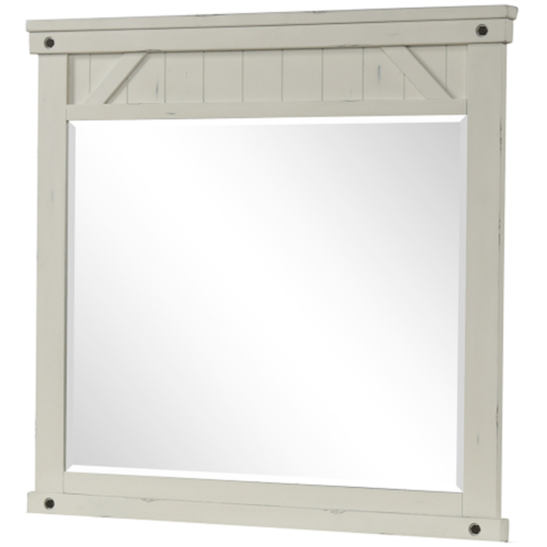 Gracie Oaks Rectangle Farmhouse Mirror | Wayfair