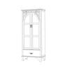 Winston Porter Display Cabinet With Tempered Glass Door And Exquisite ...