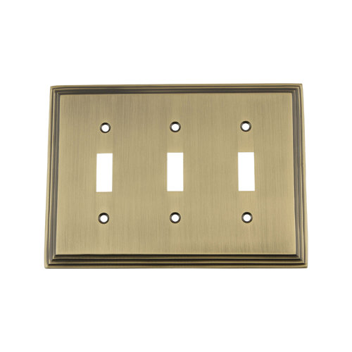 3-Gang Switch Plates | Triple Switch Plate & Light Cover