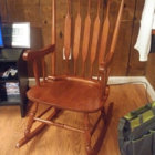 Alcott Hill® Luhrmann Wood Rocking Chair & Reviews | Wayfair