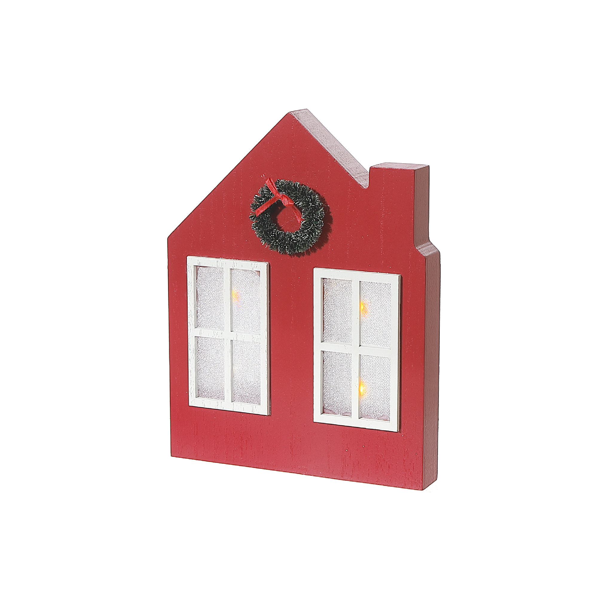 iH casadécor Led Wooden House Table Top Decor 6.69" X 8.66" | Wayfair