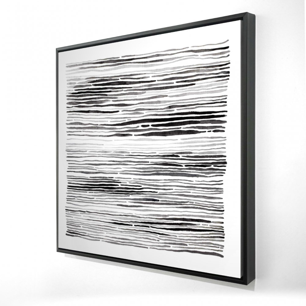 Begin Edition International Inc. " Gray Grooves " | Wayfair