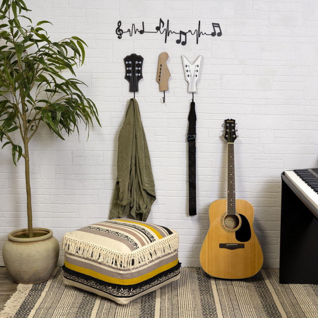 Lark Manor Black Metal Sound Wave Wall Décor - Wayfair Canada