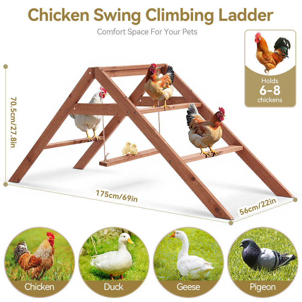 Tucker Murphy Pet™ Chicken Roosting Bars for Coop Accessories, Chicken ...