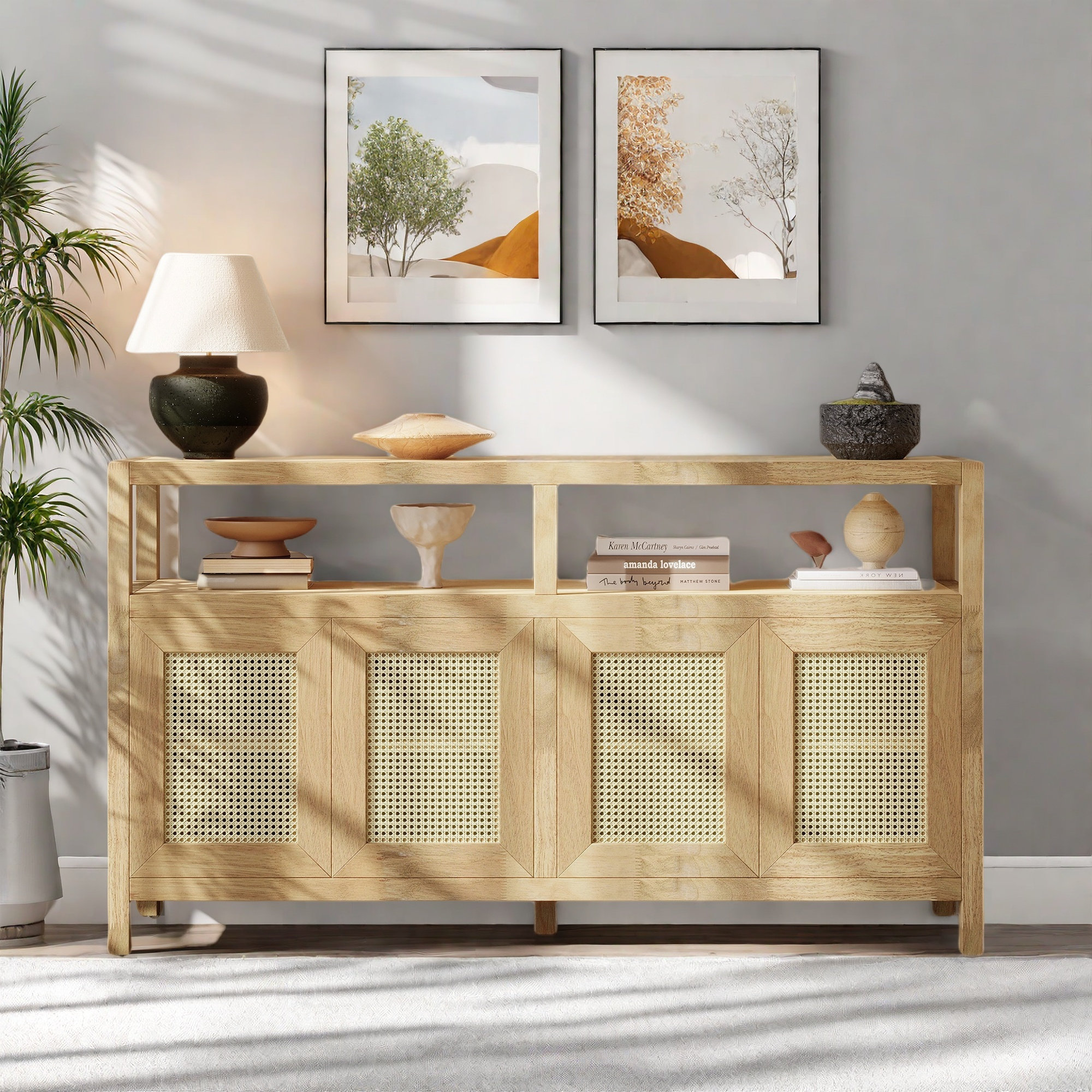 Bay Isle Home™ Bohemian Style Sideboard With 3-position Adjustable ...