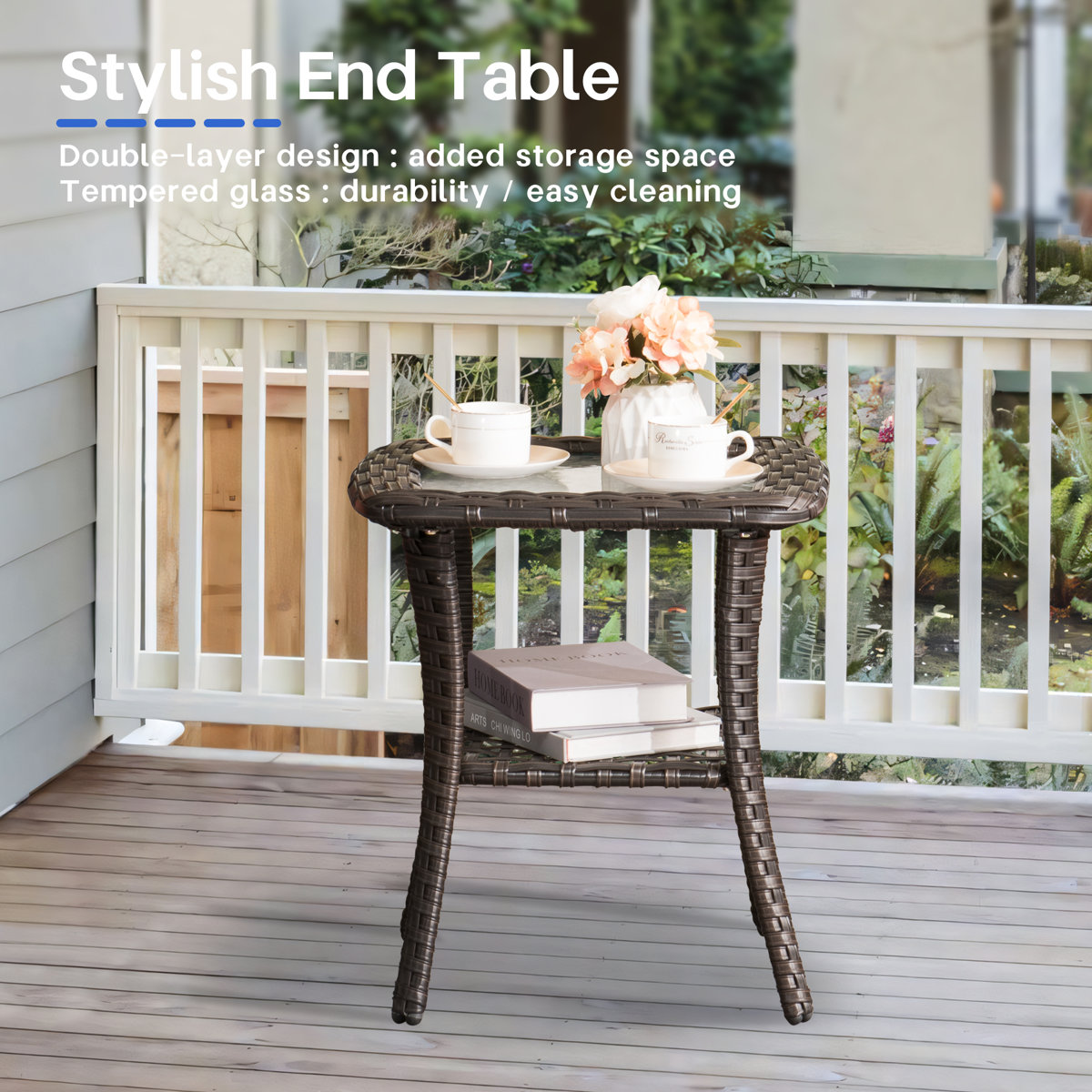 Ebern Designs Klodjana Polyethylene (PE) Wicker 7 - Person Seating ...