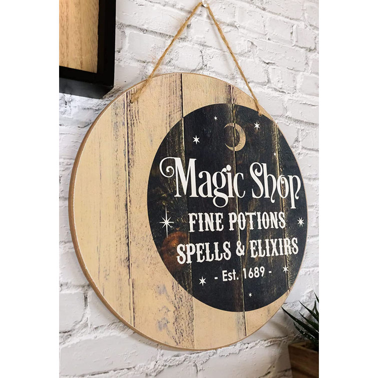 Trinx Halloween Witchraft Wicca Occult Magic Shop Fine Potions Spells ...