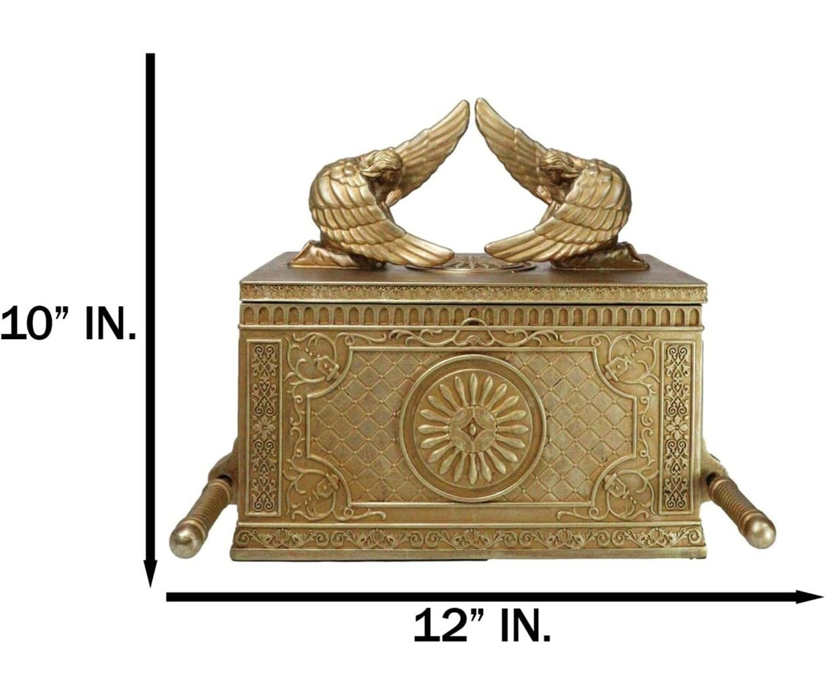 Trinx Matte Throne Of God Ark Of Covenant Model W/ Contents Trinket Box ...