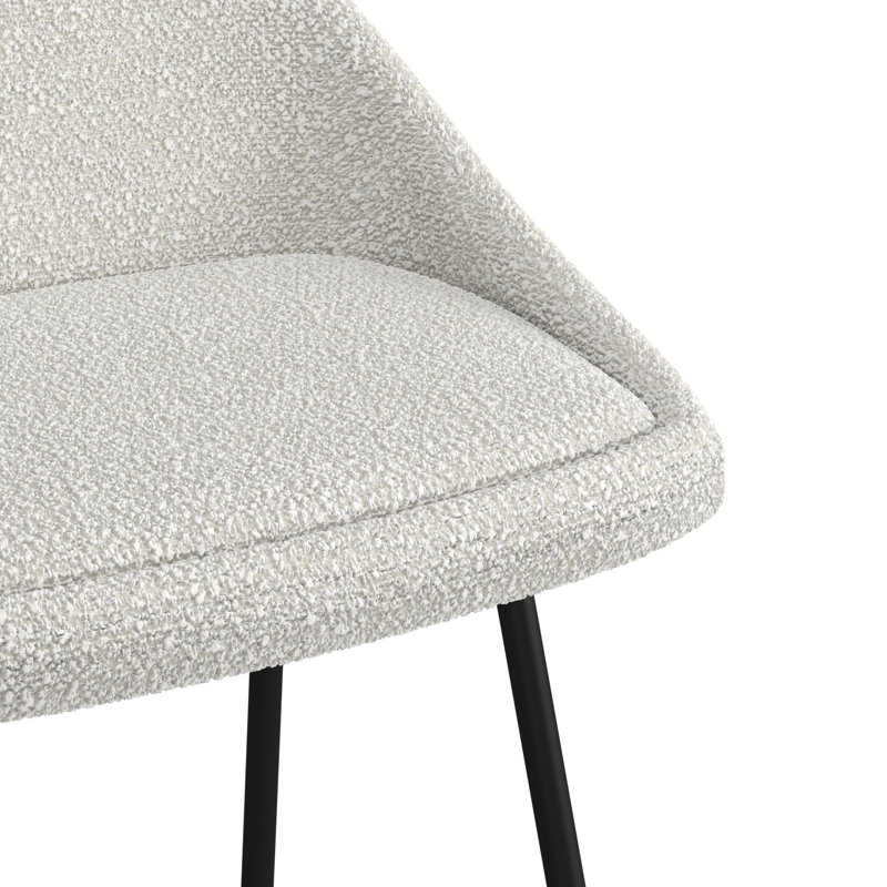 AllModern Holmes Boucle Bar & Counter Stool & Reviews | Wayfair