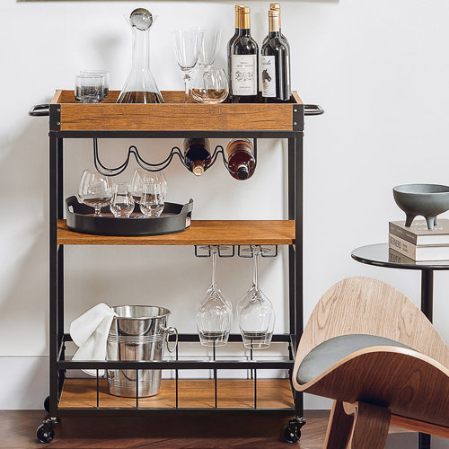 Wayfair | Wood Bar Carts You'll Love in 2023