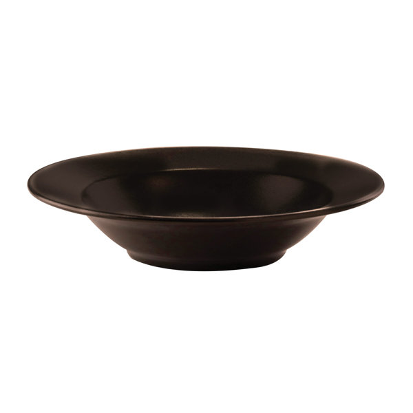 G.E.T. High-Strength Porcelain Rimmed Bowl, 18 Ounce, Brown (Set of 12 ...