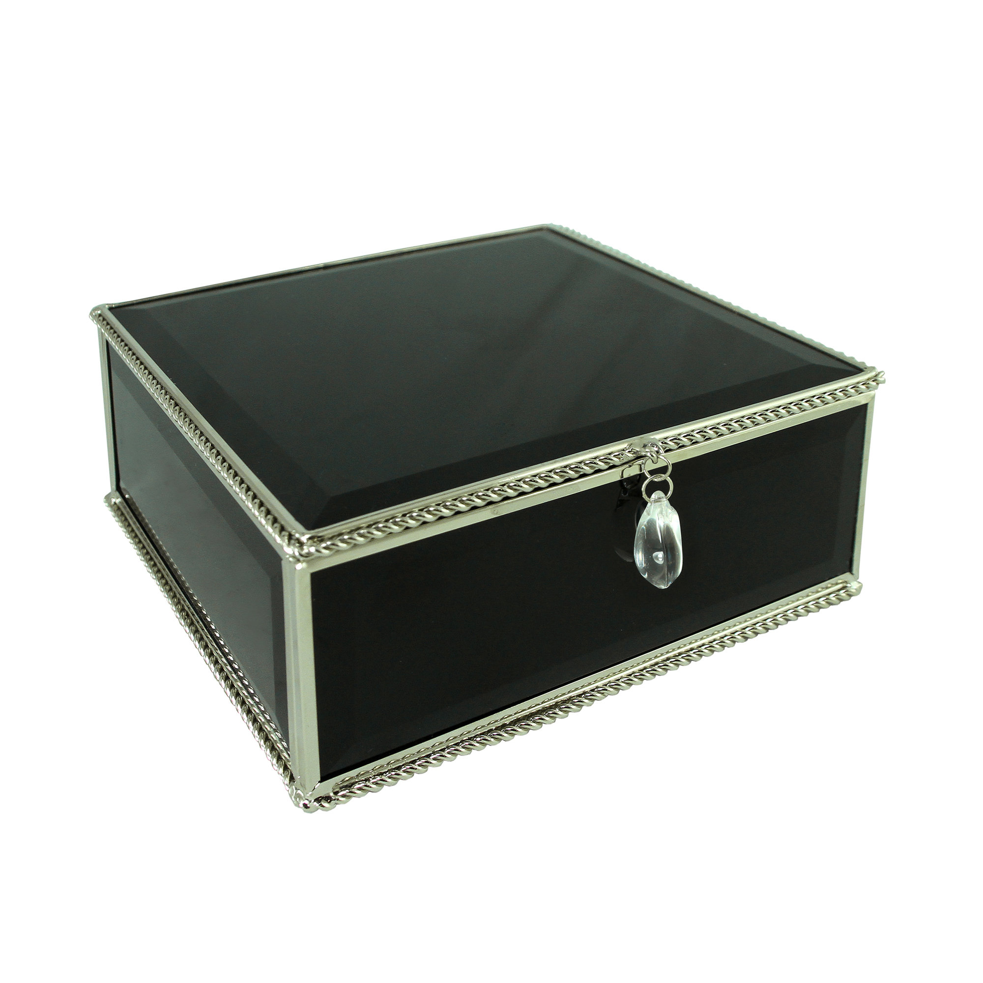 House of Hampton® Krish Glass Decorative Box & Reviews | Wayfair