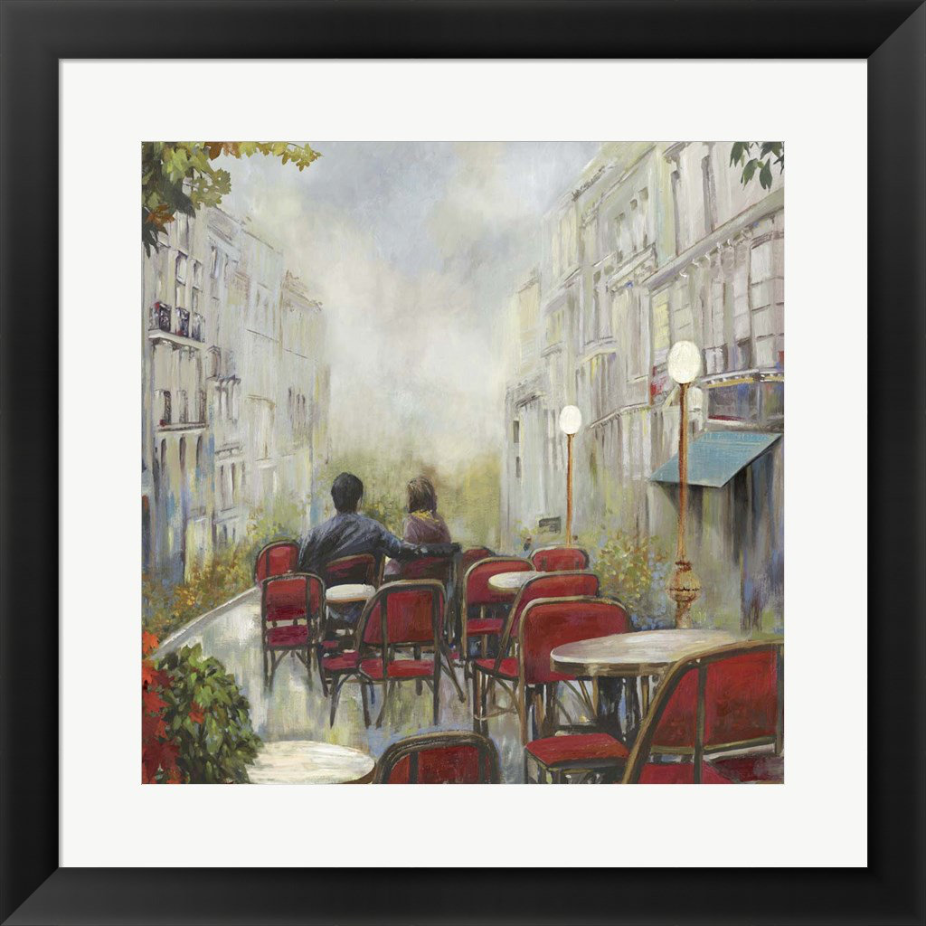 Red Barrel Studio® Paris Cafe By Posters International Studio, Framed ...
