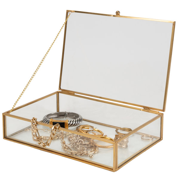 Mercer41 Pindall Glass Memory Box & Reviews | Wayfair