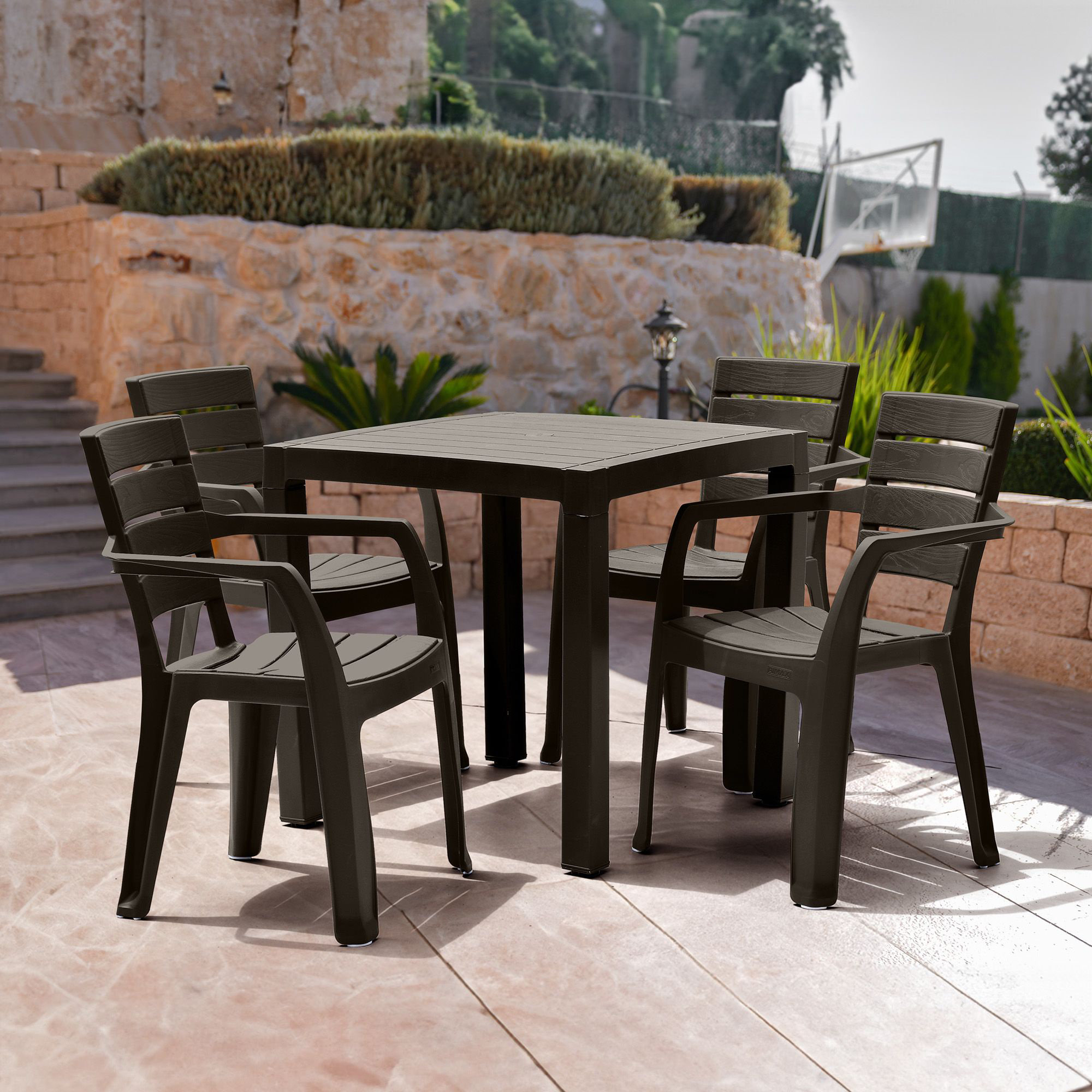 Winston Porter Overturf 5-Piece Patio Dining Set & Reviews | Wayfair