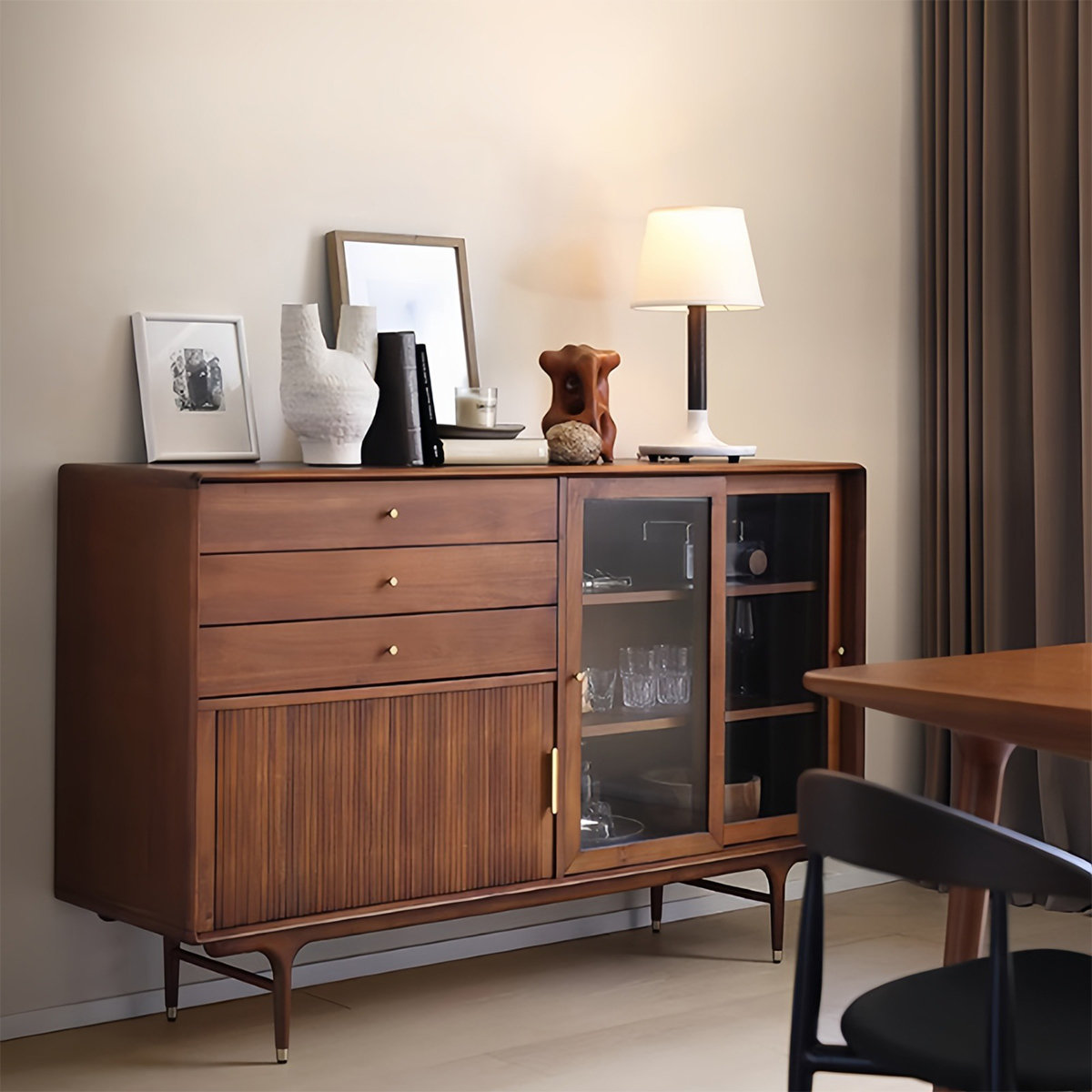 Hokku Designs Nordic retro style sideboard cabinet | Wayfair