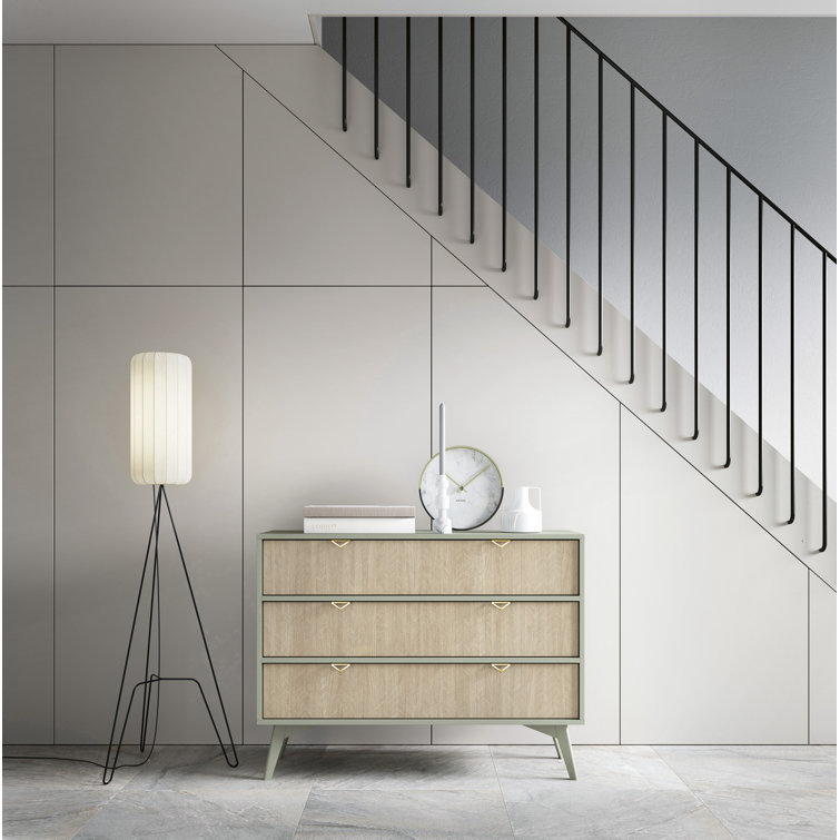 Mikado Living Lois 3 - Drawer Chest of Drawers | Wayfair.co.uk