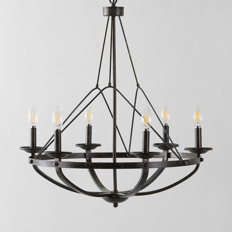 Gracie Oaks Yavette 6 - Light Dimmable Traditional Chandelier | Wayfair