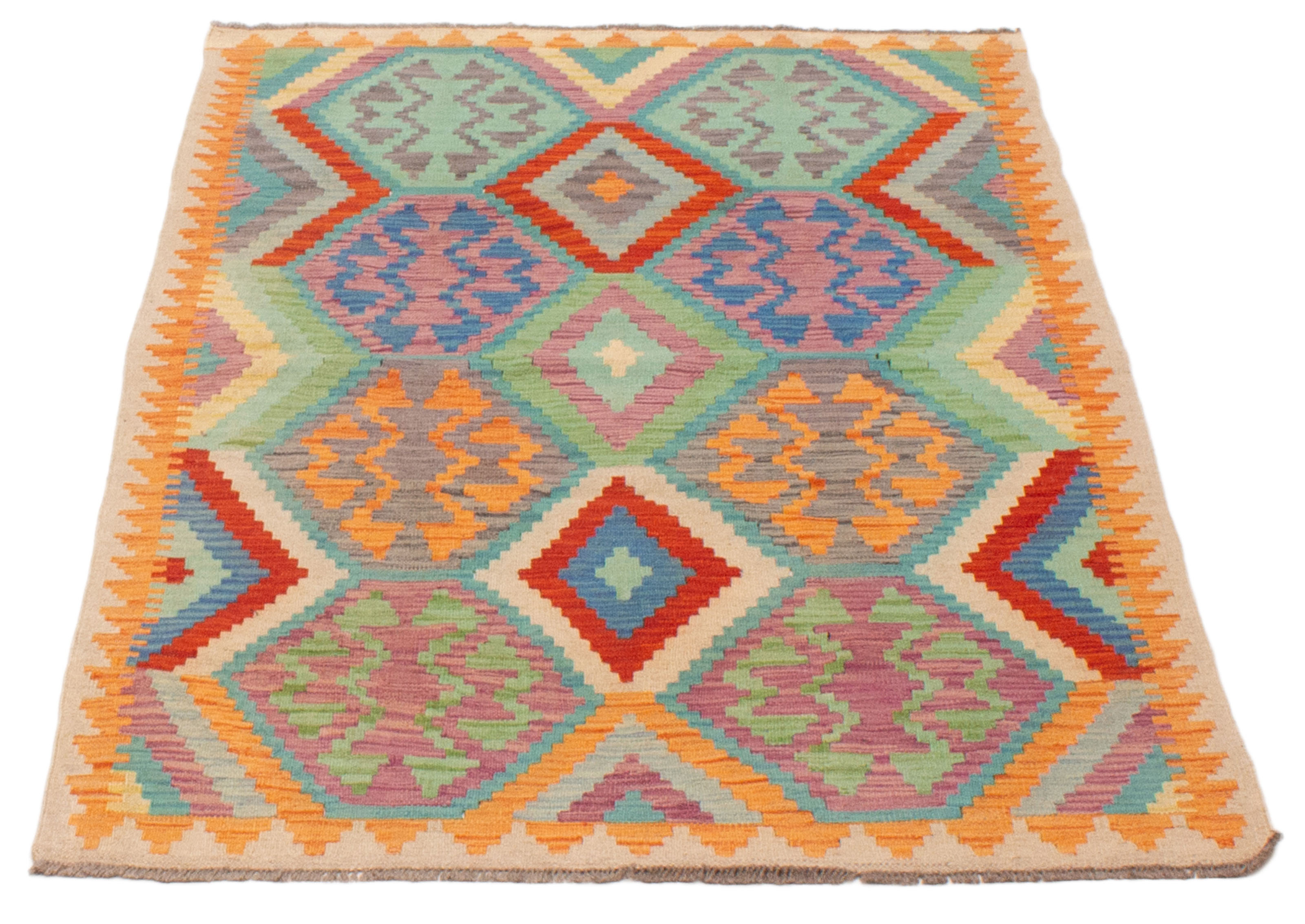 Isabelline Bankcroft One-of-a-Kind 4' X 6' Area Rug in Cyan | Wayfair