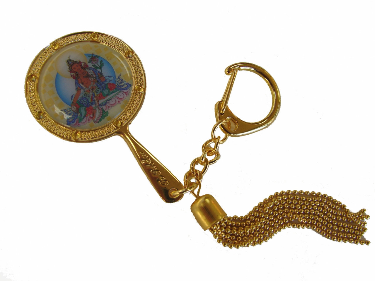 Feng Shui Import Yellow Tara Mirror Amulet For Increasing Prosperity ...